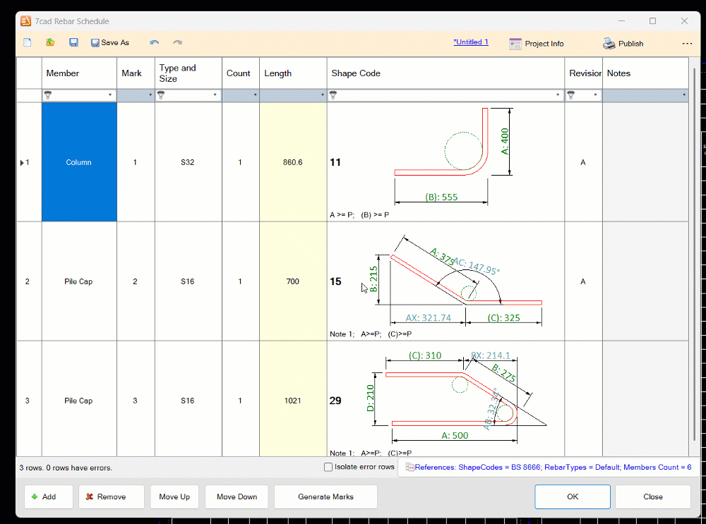 7cad-rebar-schedule