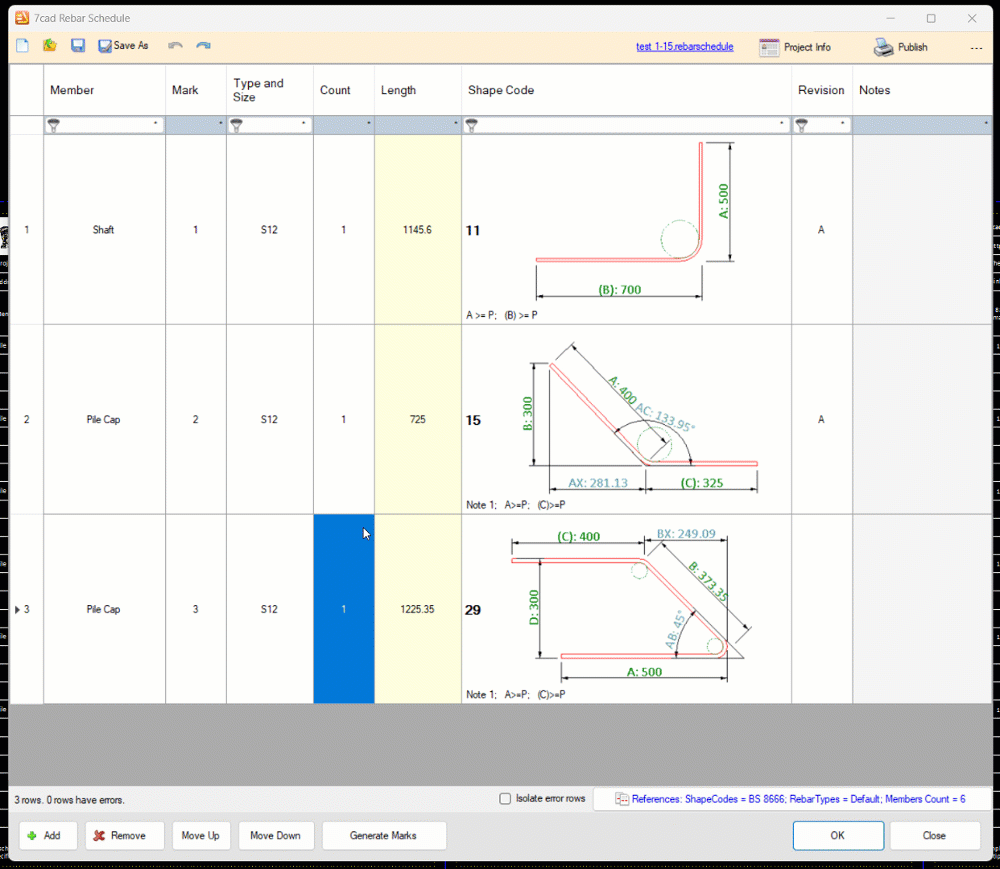 7cad-rebar-schedule