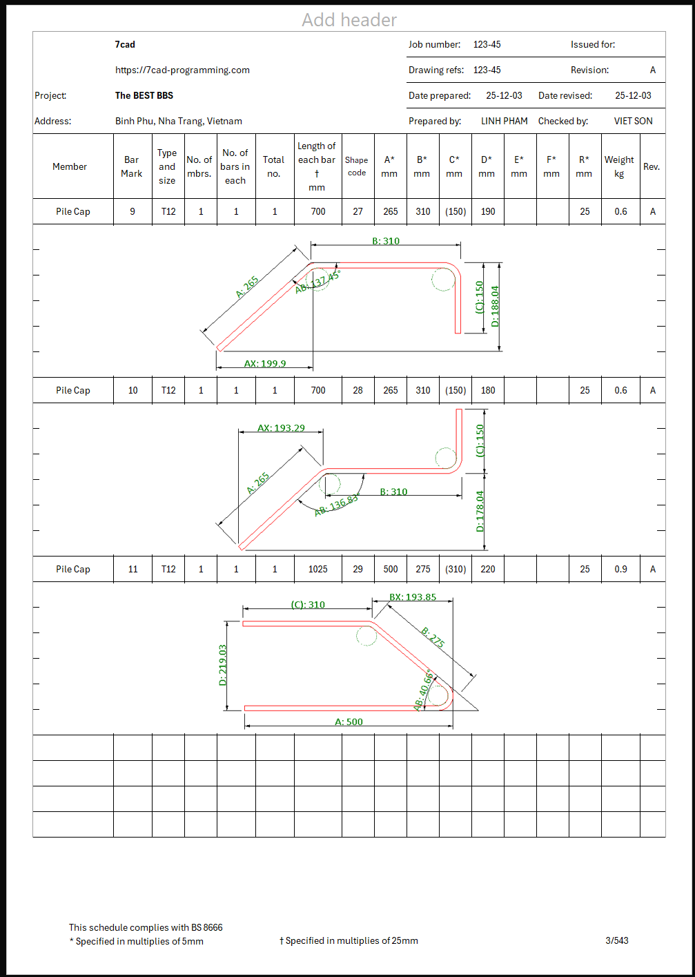7cad-rebar-schedule