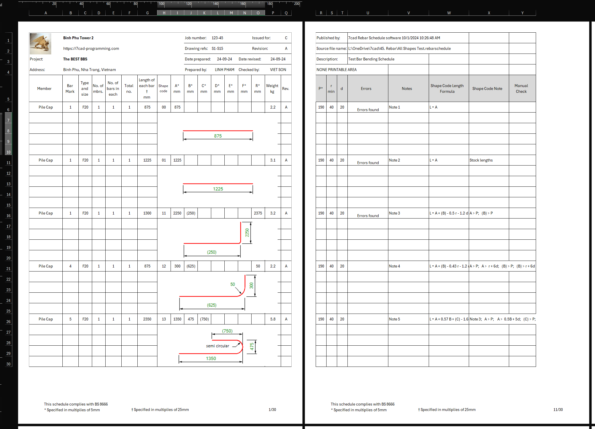 7cad-rebar-schedule